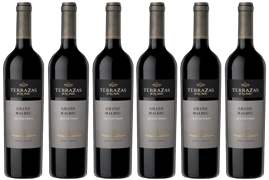 TERRAZAS de los Andes Mendoza High Altitude Vineyards 'Grand' Malbec 2 ...